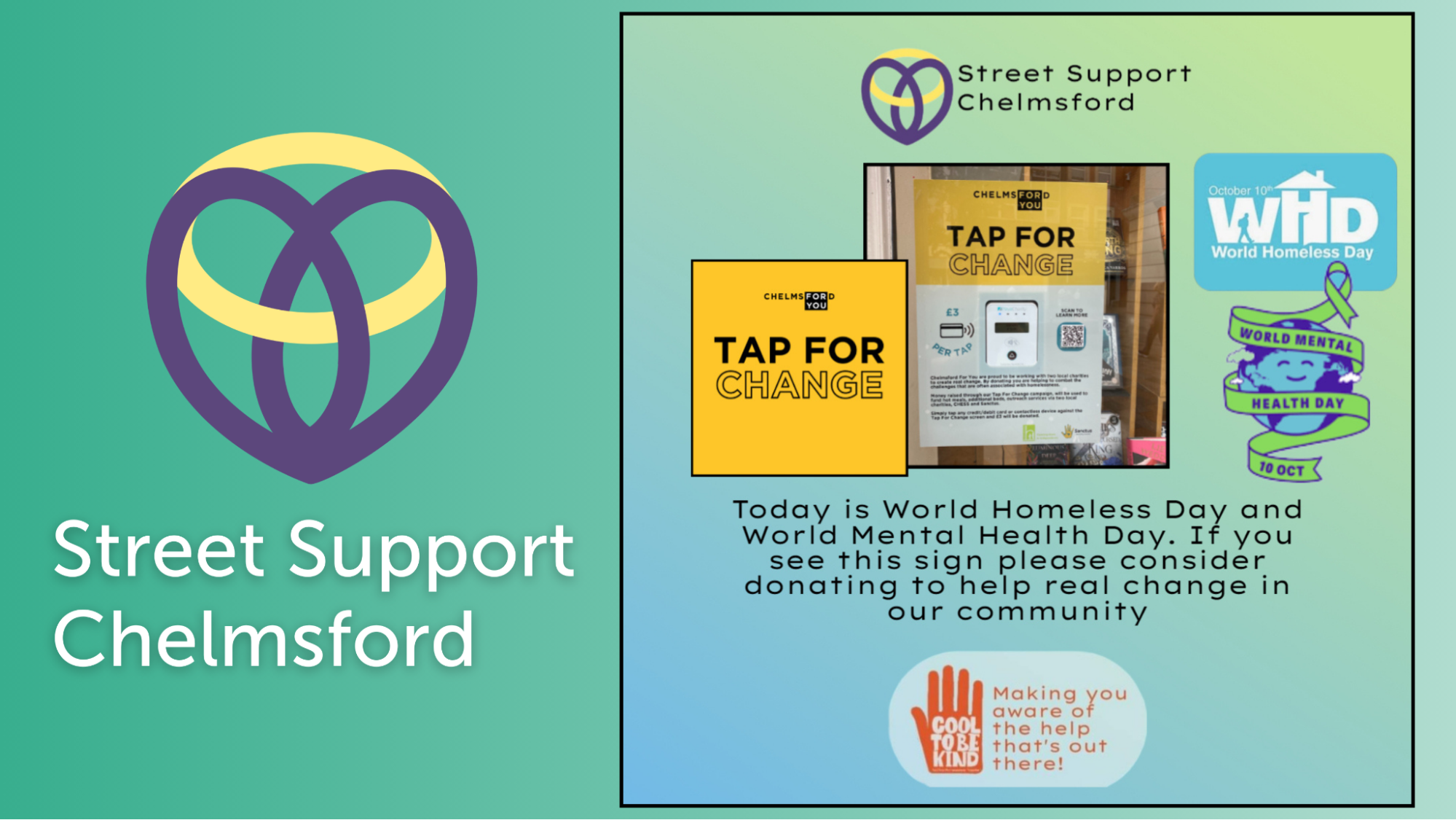 Street Support Chelmsford on World Homelessness Day – Street Support News